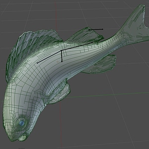 Fish Perch - Free 3d model on creazilla.com