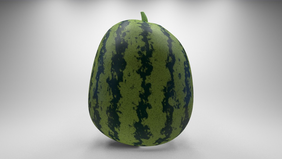 Watermelon - Free 3d model on creazilla.com