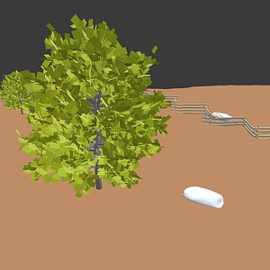 Field Scene - Free 3d model on creazilla.com