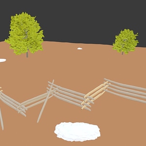 Field Scene - Free 3d model on creazilla.com
