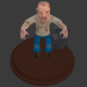Zombie - Free 3d model on creazilla.com