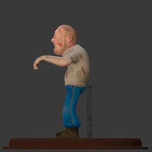 Zombie - Free 3d model on creazilla.com