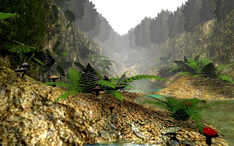 BGE Stream Scene - Free 3d model on creazilla.com