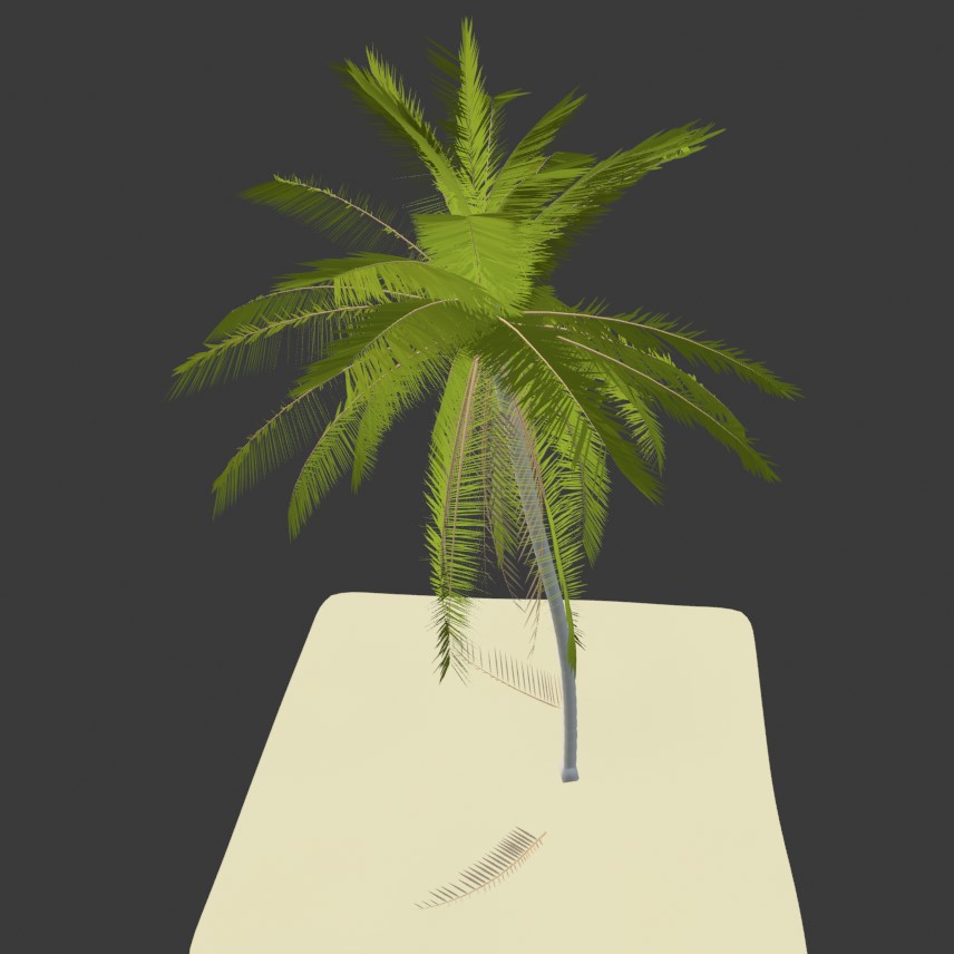 Palm Tree - Free 3d model on creazilla.com