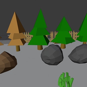 Simple Game Asset - Free 3d model on creazilla.com