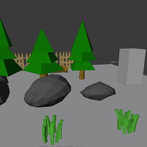 Simple Game Asset - Free 3d model on creazilla.com