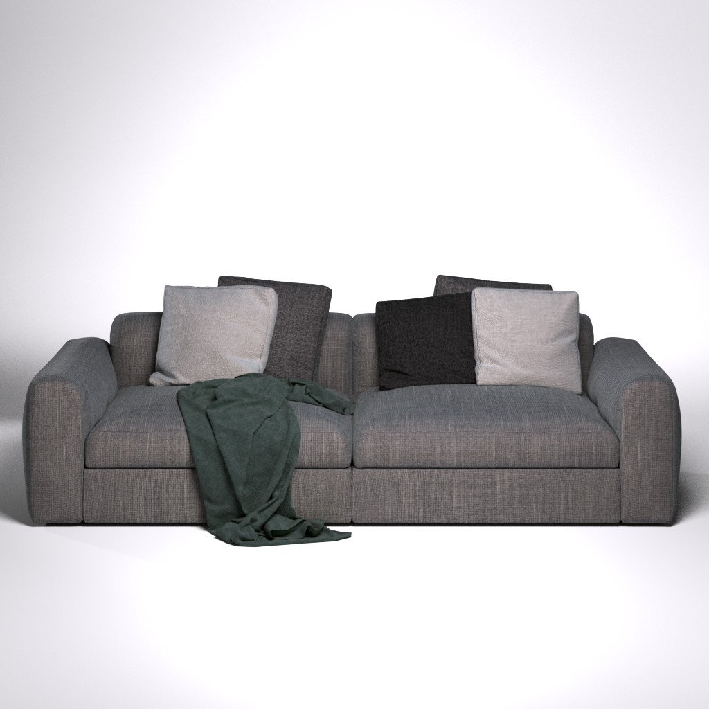 Poliform Dune Sofa - Free 3d model on creazilla.com