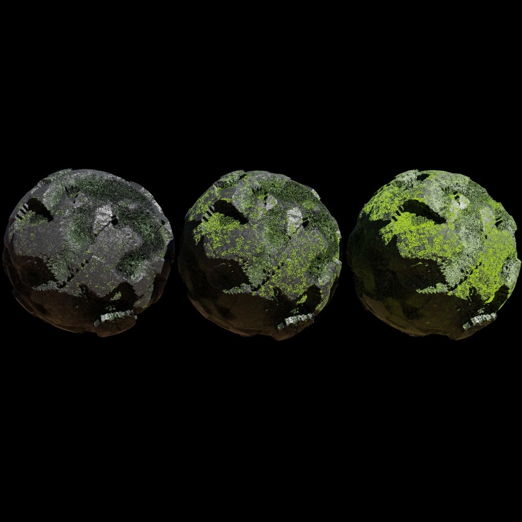 Rock with Moss - Free 3d model on creazilla.com