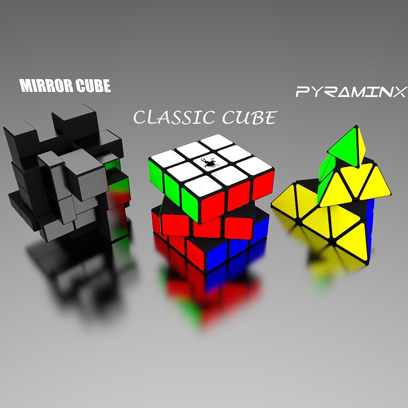 Magic Cubes Rubix - Free 3d model on creazilla.com