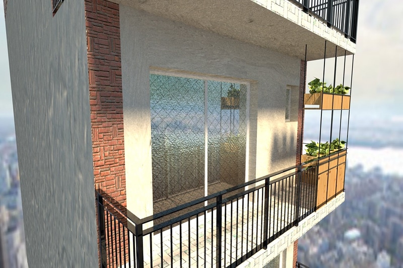 Roof-top Garden House - Free 3d model on creazilla.com
