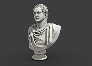 George Washington Bust 3d model
