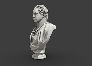 George Washington Bust 3d model
