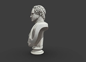 George Washington Bust 3d model