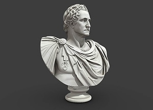 George Washington Bust 3d model