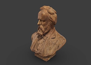 Rutherford Birchard Hayes - Free 3d model on creazilla.com