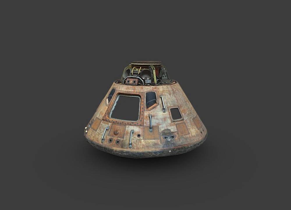 Apollo 11 Command Module Exterior - Free 3d model on creazilla.com