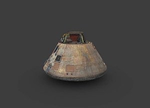 Apollo 11 Command Module Exterior - Free 3d model on creazilla.com