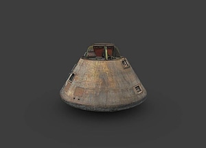 Apollo 11 Command Module Exterior - Free 3d model on creazilla.com