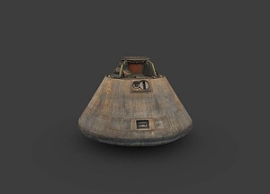 Apollo 11 Command Module Exterior - Free 3d model on creazilla.com