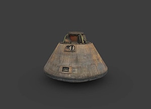Apollo 11 Command Module Exterior - Free 3d model on creazilla.com