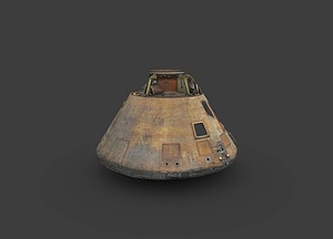 Apollo 11 Command Module Exterior - Free 3d model on creazilla.com