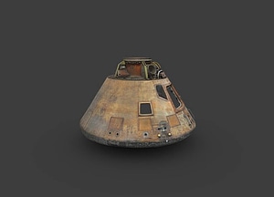 Apollo 11 Command Module Exterior - Free 3d model on creazilla.com