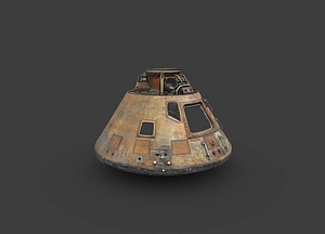 Apollo 11 Command Module Exterior - Free 3d model on creazilla.com