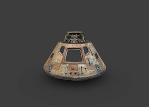 Apollo 11 Command Module Exterior - Free 3d model on creazilla.com