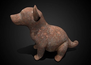 Colima Dog - Free 3d model on creazilla.com