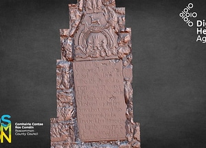 Tulsk Crucifixion Plaque - Free 3d model on creazilla.com