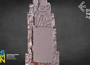 Tulsk Crucifixion Plaque - Free 3d model on creazilla.com
