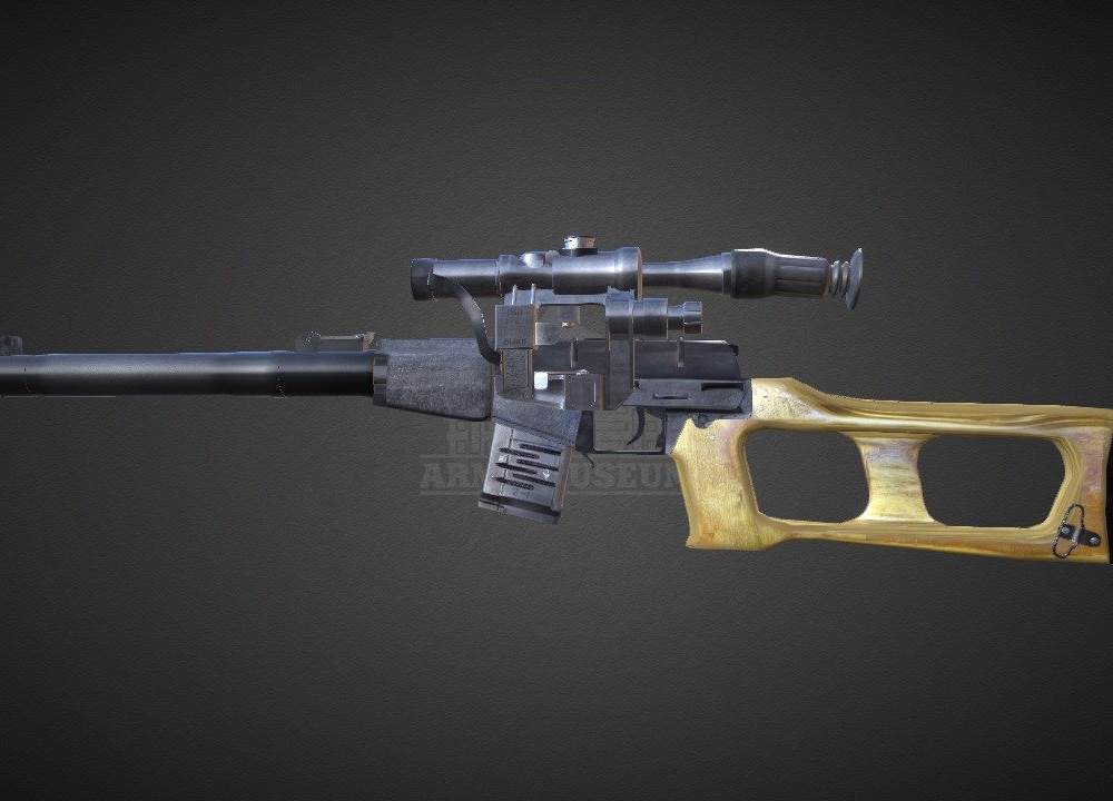 Special Sniper Rifle VSS Vintorez - Free 3d model on creazilla.com