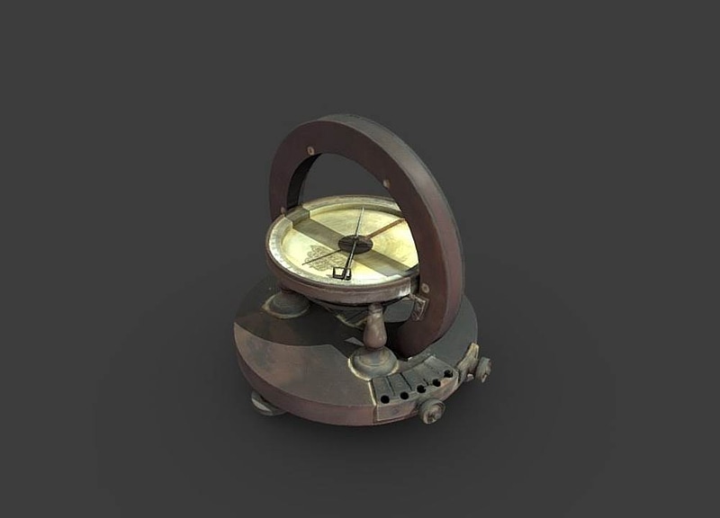 Western Electric Tangent Galvanometer - Free 3d model on creazilla.com