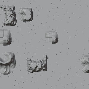 Desert Landscape - Free 3d model on creazilla.com