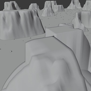 Desert Landscape - Free 3d model on creazilla.com