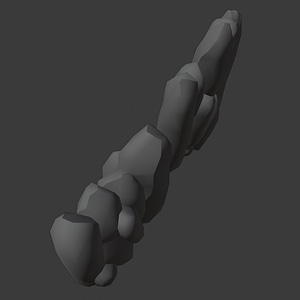 Low Poly Rock Formation - Free 3d model on creazilla.com