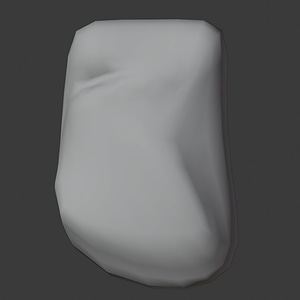 Simple Stone - Free 3d model on creazilla.com