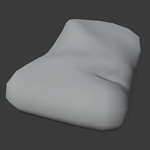 Simple Stone - Free 3d model on creazilla.com