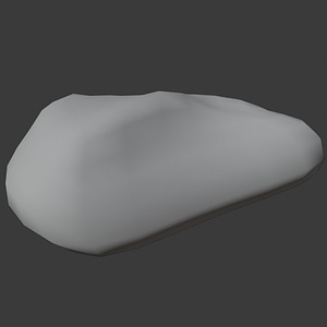 Simple Stone - Free 3d model on creazilla.com