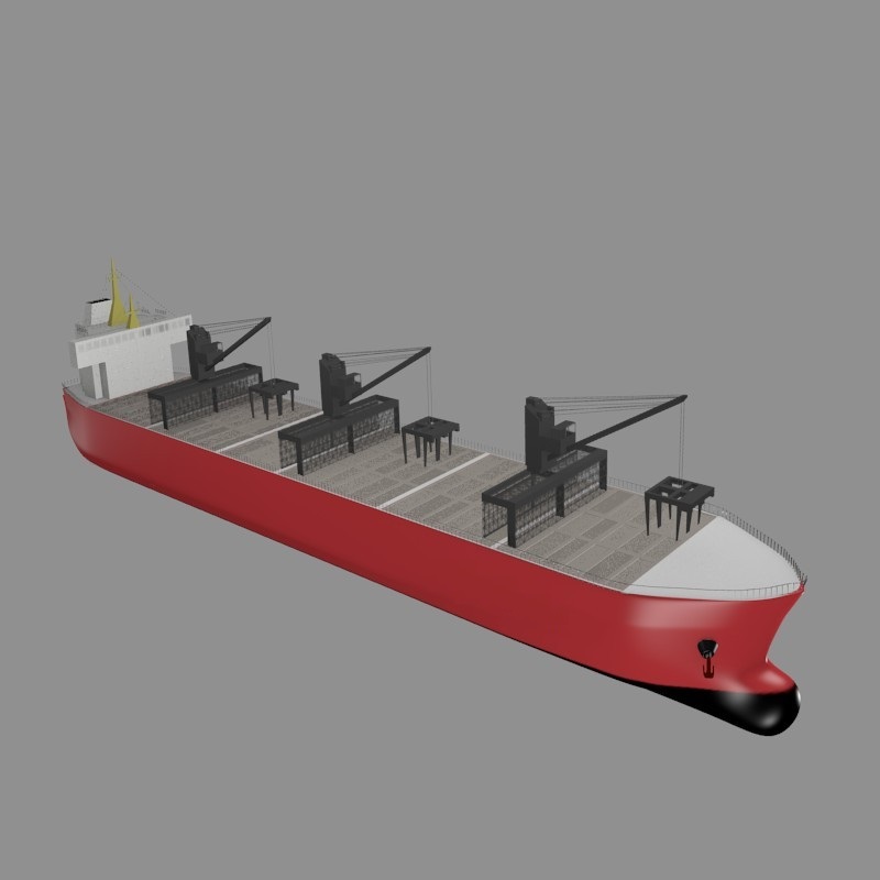 Cargo-Ship - Free 3d model on creazilla.com