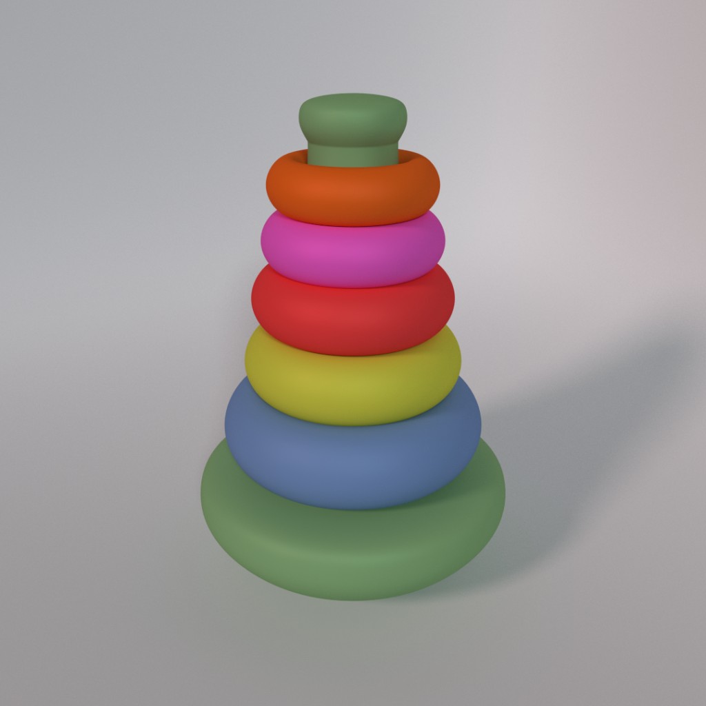 Stacking Toy - Free 3d model on creazilla.com