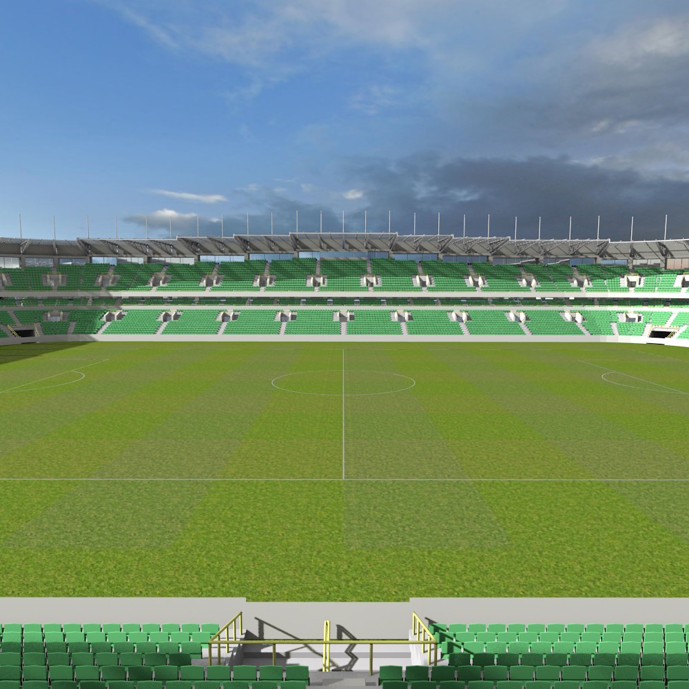 Football Stadium - Free 3d model on creazilla.com