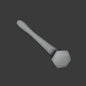 Baseball Bat Low Poly - Free 3d model on creazilla.com