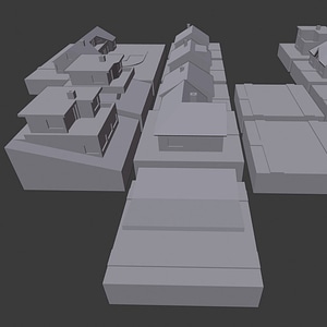 Suburb Assets - Free 3d model on creazilla.com