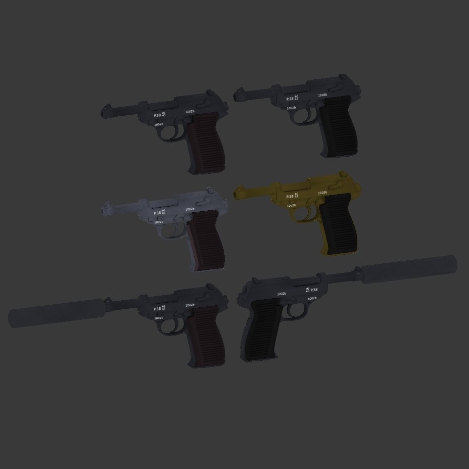 Walther Set - Free 3d model on creazilla.com