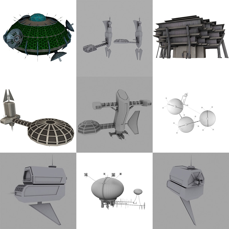 Space Research Labs - Free 3d model on creazilla.com