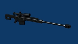 Set of Sniper Rifles - Free 3d model on creazilla.com