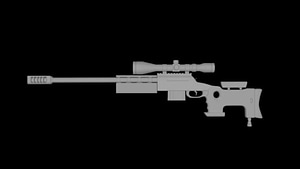 Set of Sniper Rifles - Free 3d model on creazilla.com