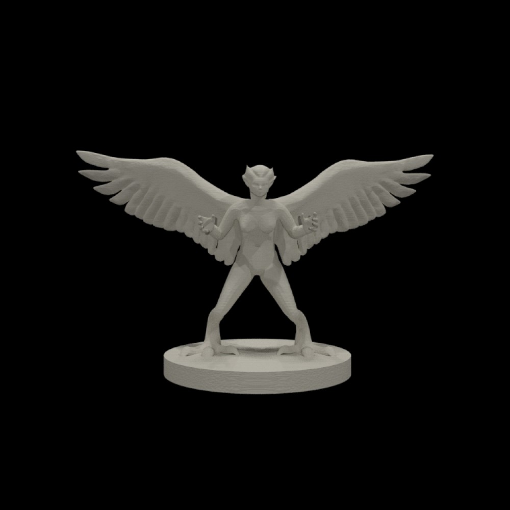 Harpy - Free 3d model on creazilla.com