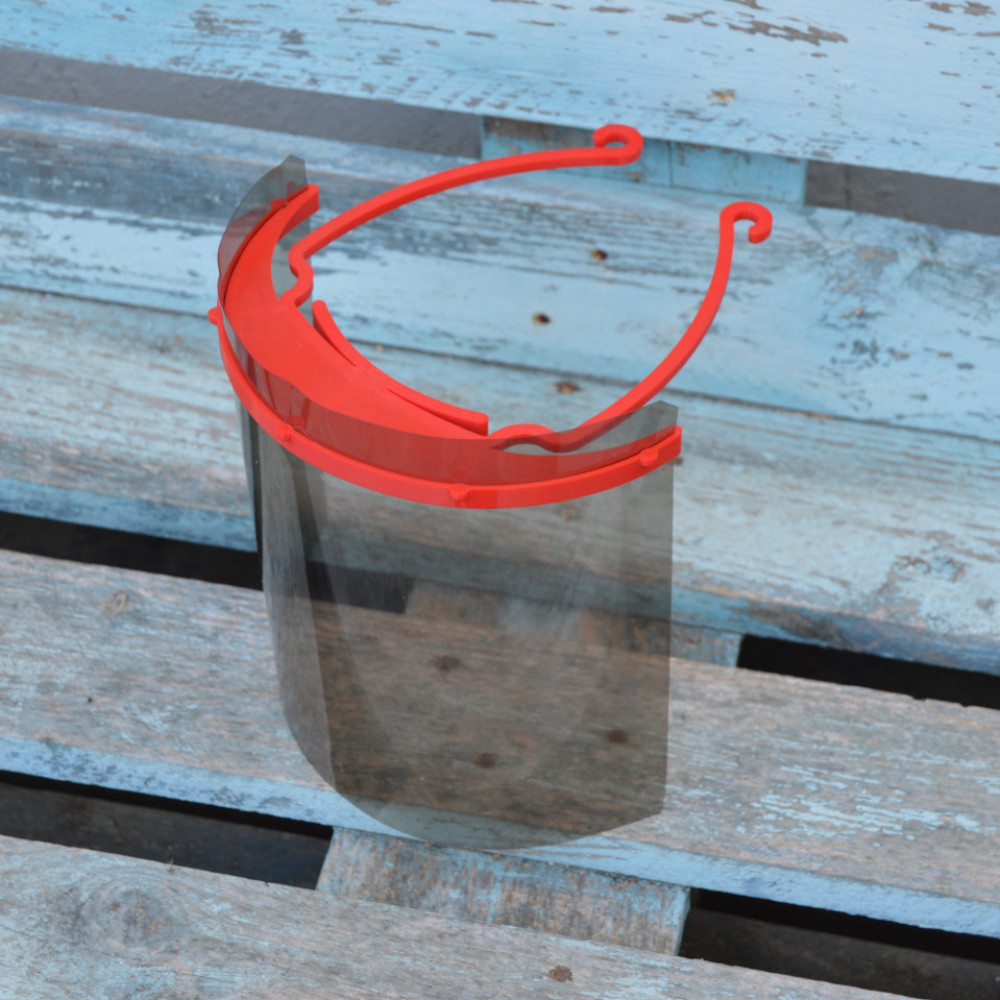 Face Shield - Free 3d model on creazilla.com